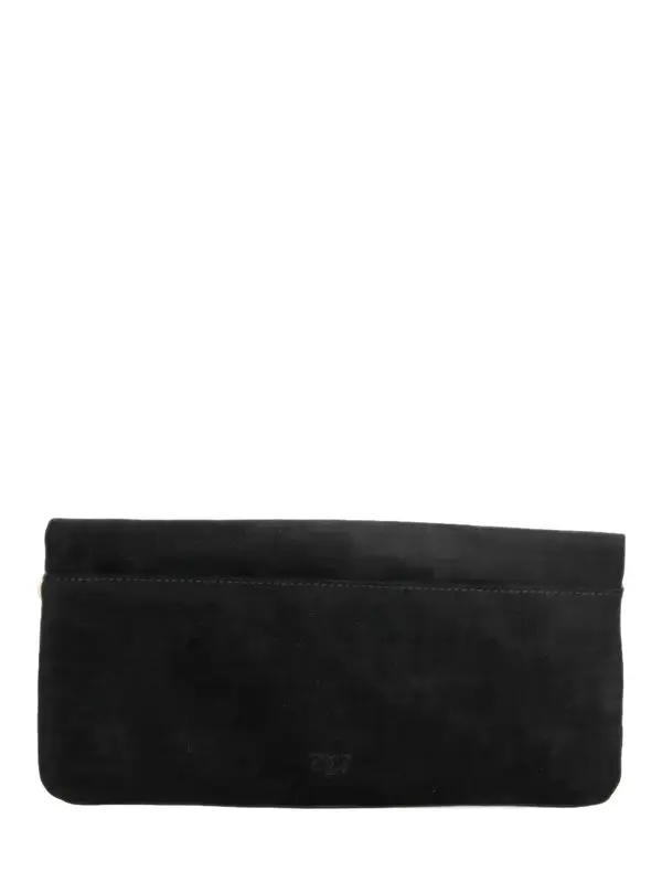 Pinko Suede Shoulder Bag - Black