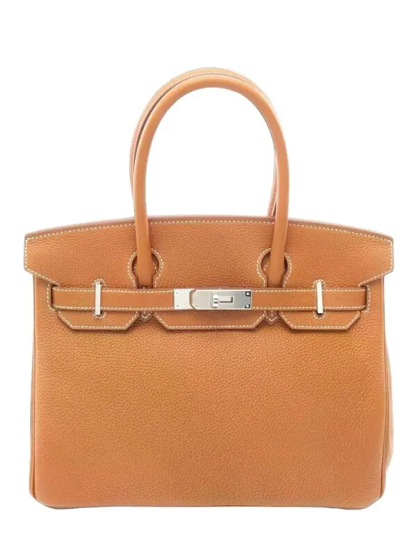 Hermès 2026 30 Birkin Tote Bag - Brown