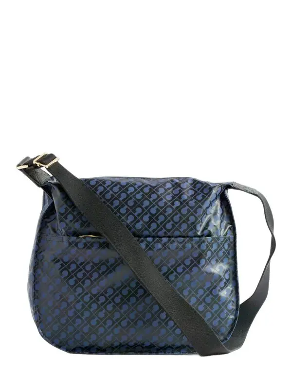 GHERARDINI Monogram-print Cross Body Bag - Black