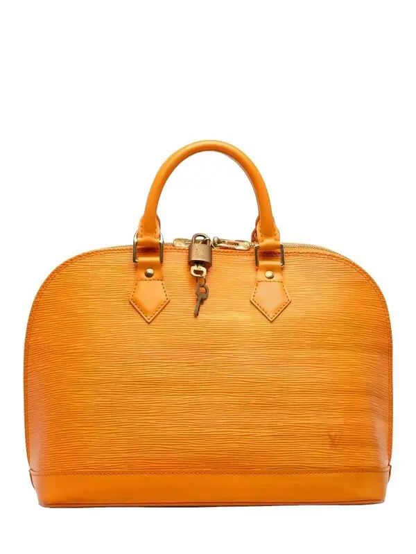 LOUIS VUITTON 2003 Epi Alma Pm Satchel - Orange