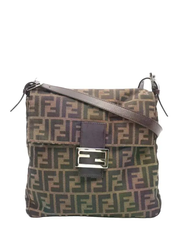 Fendi 2000s Zucca Shoulder Bag - Brown