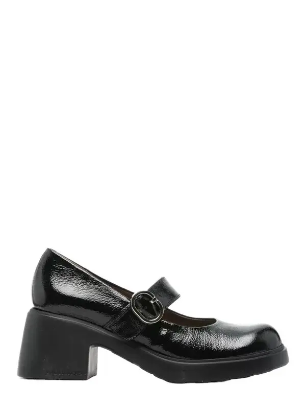 WONDERS Buckle-fastening Leather Pumps - Black