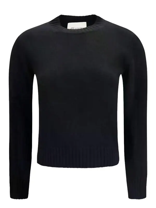 AMI Paris De Coeur Sweater - Black