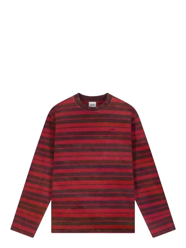 ARTE ANTWERP Striped Long-sleeve T-shirt - Red