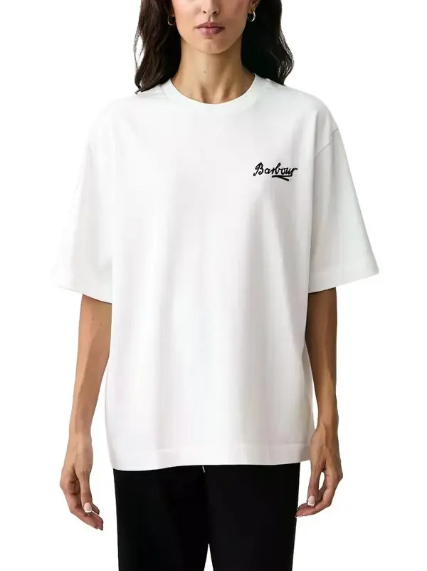 Barbour Gracefield Graphic-print T-shirt - White