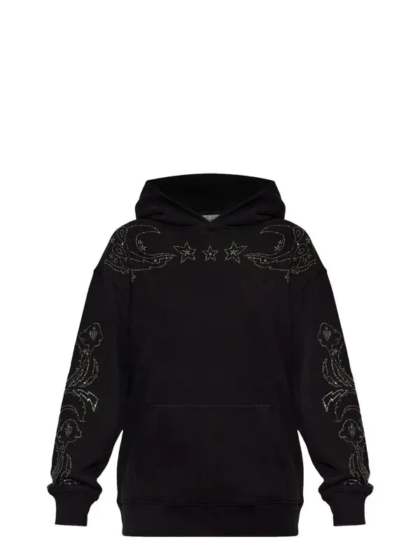 Zadig&Voltaire Sweela Rhinestone-embellished Hoodie - Black