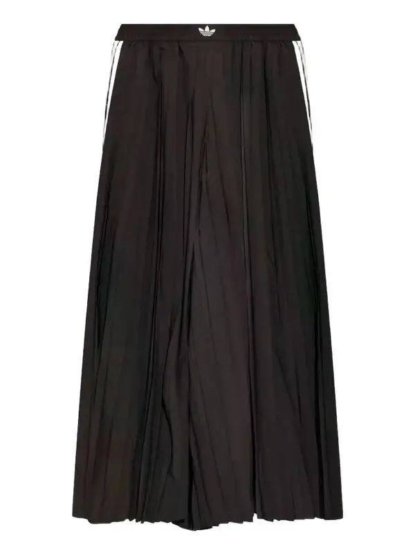 Adidas Pleated Palazzo Pants - Brown