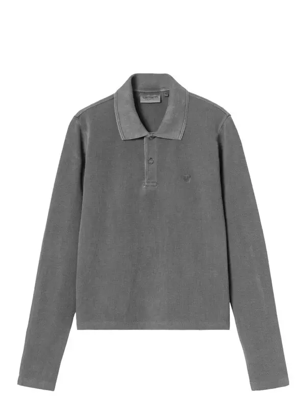Carhartt Work In Progress Dora Long-sleeve Polo Shirt - Grey