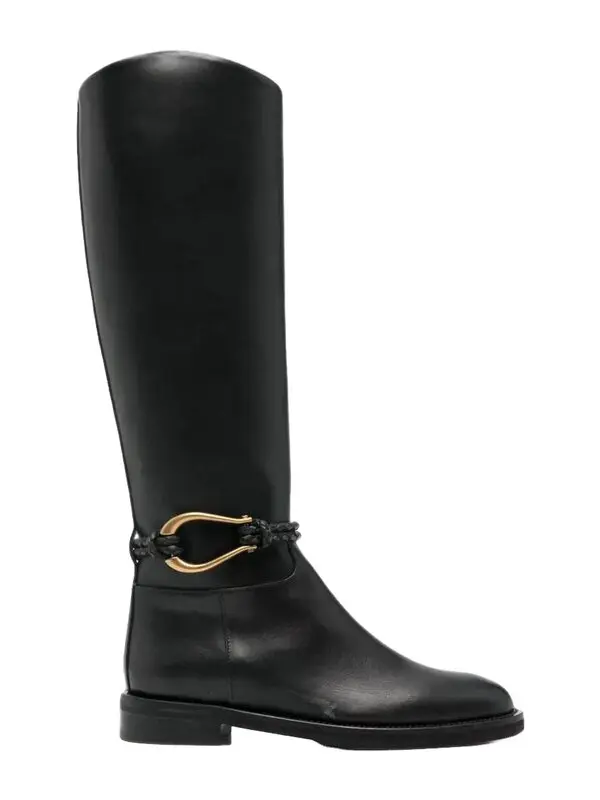 Roberto Festa Morgan Braided-strap Boots - Black