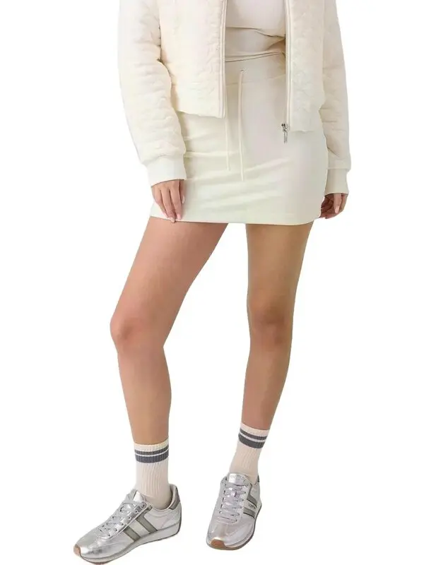 Guess Drawstring Mini Skirt - Neutrals