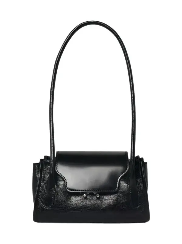 Marni Leather Trunkette Bag - Black