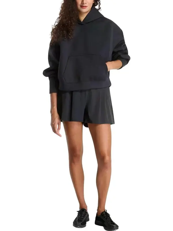 Nike Pleated-detail Shorts - Black