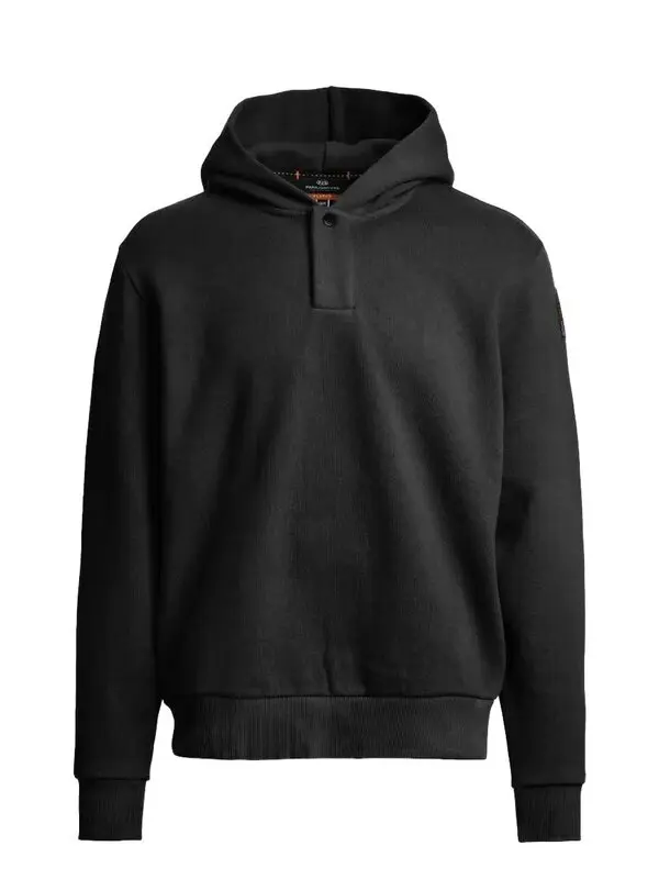 PARAJUMPERS Aidone Logo-patch Hoodie - Black