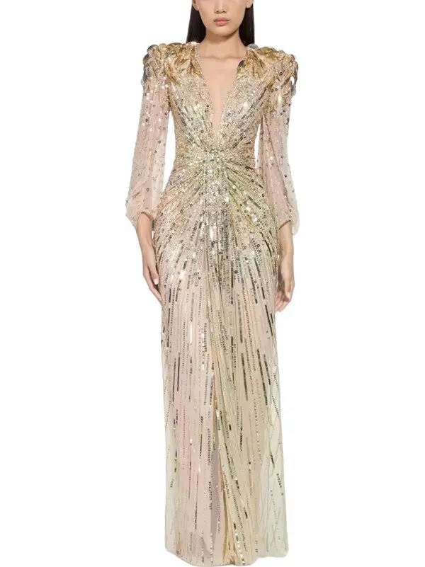 Jenny Packham Xenia Gown - Gold