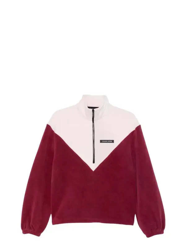 Canada Goose Colour-block Fleece Sweatshirt - Red
