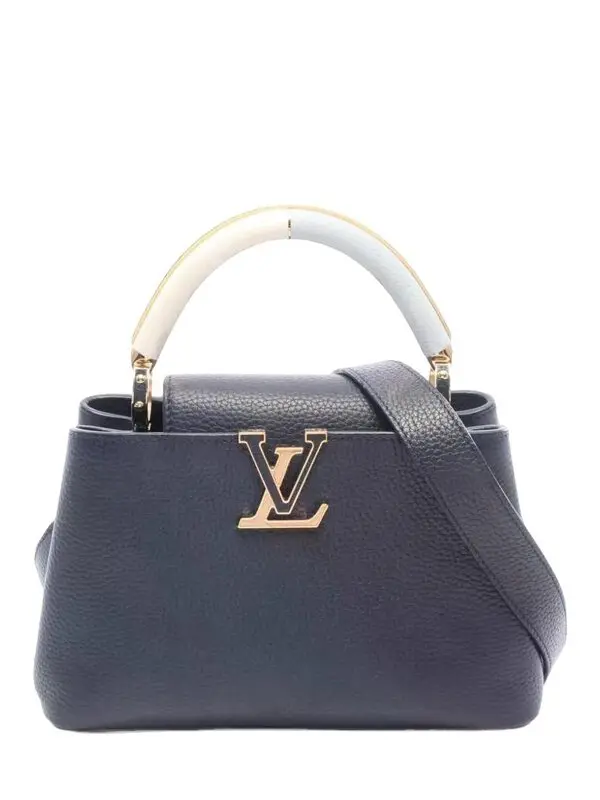 LOUIS VUITTON Capucines Bb Cross Body Bag - Blue