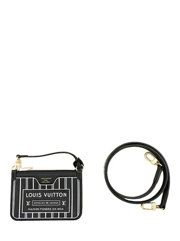 LOUIS VUITTON 2021-2026 Monogram Neverfull Bandouliere Inside Out Bb Satchel - Brown