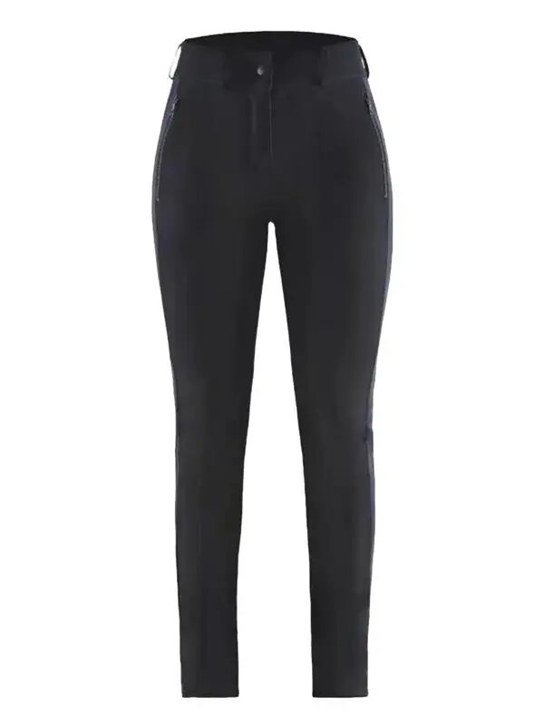 ROBERTA TONINI Side-stripe Zip-pocket Ski Pants - Black