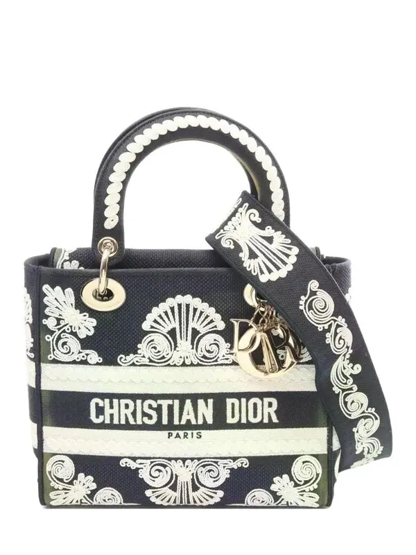 Dior 2000s Lady D-lite Cornelly Tote Bag - Blue