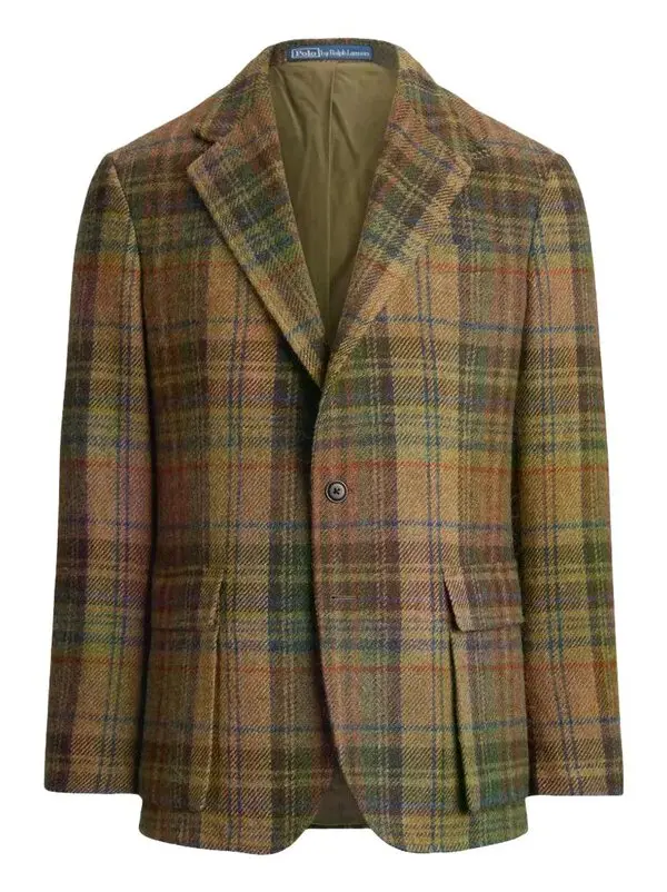 Polo Ralph Lauren The Rl67 Plaid Tweed Jacket - Brown