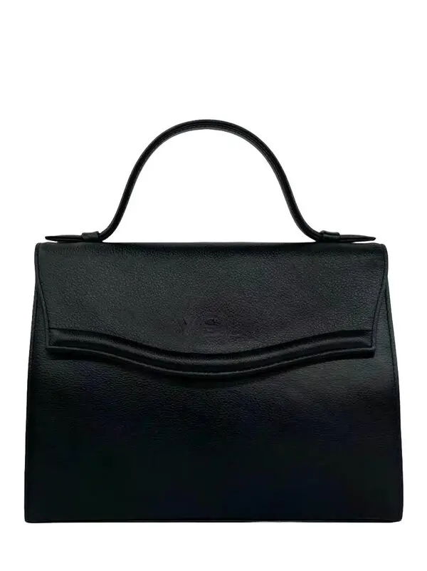 Saint Laurent 1980-1990 Leather Handbag - Black