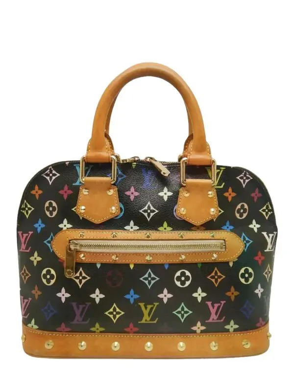 LOUIS VUITTON 2004 Monogram Multicolore Alma Pm Handbag - Black