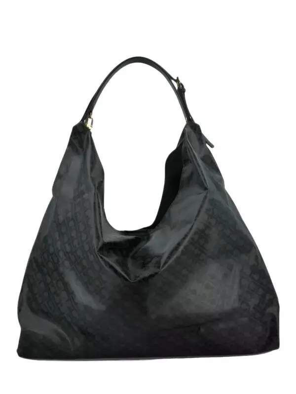 GHERARDINI Maxi Amazzonia Monogram-print Tote Bag - Black