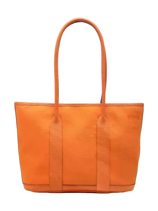Hermès 2009 Toile And Negonda Garden Party 30 Tote Bag - Orange