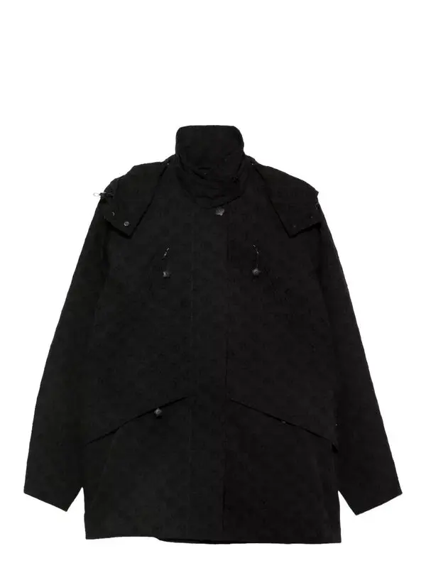 Cecilie Bahnsen Finn Floral-patterned Hooded Jacket - Black