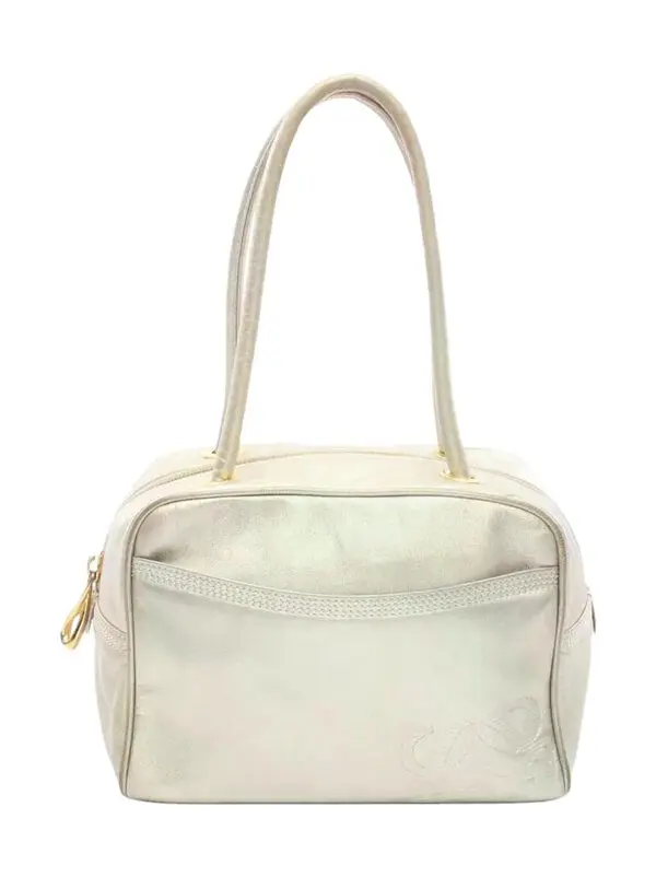 Loewe 2000s Anagram Tote Bag - Neutrals