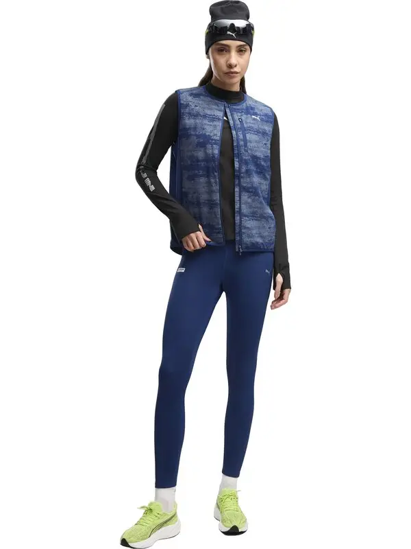 PUMA Brightstride Warmcell Performance Running Insulated Tights - Blue