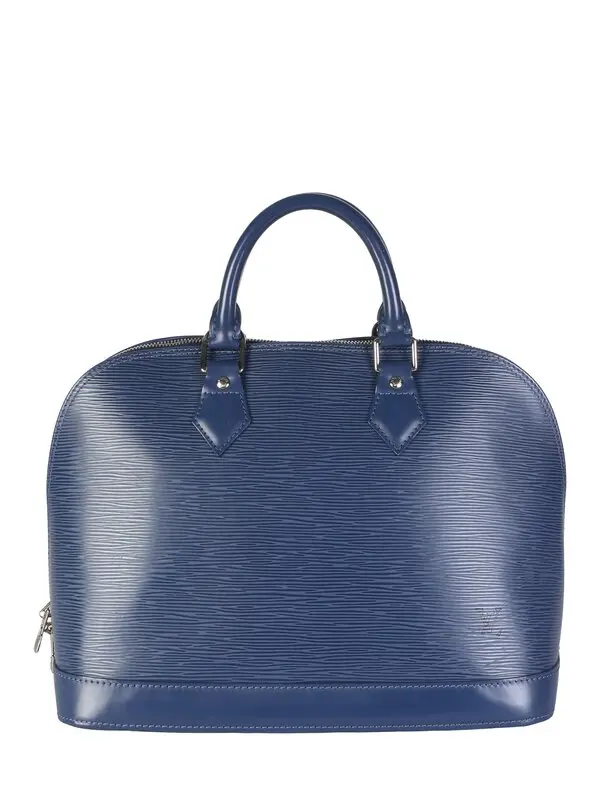 LOUIS VUITTON Navy Epi Alma Pm - Blue