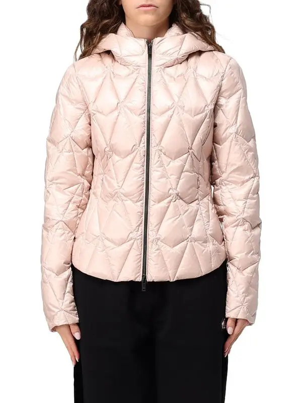 Moose Knuckles Cropped Quilted Nylon Hooded Down Jacket - Grey