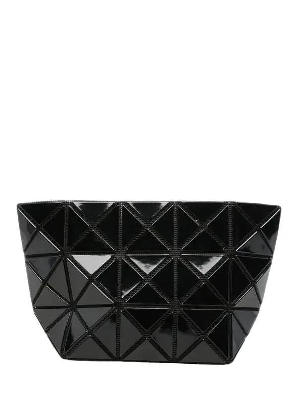 Issey Miyake Geometric Panel Mini Handbag In Pvc - Black