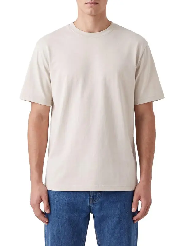Premiata Cotton Crew-neck T-shirt With Dropped Shoulders And Contrast Logo - White