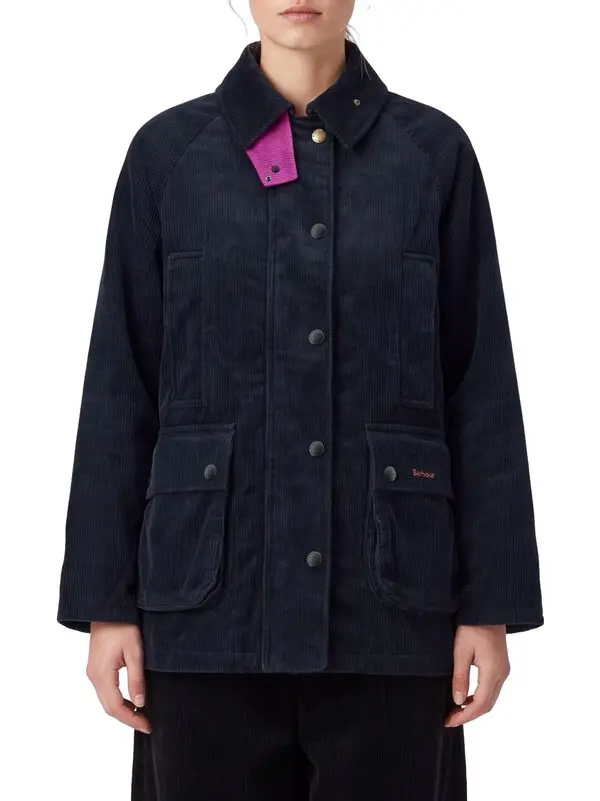 Barbour Paul Smith X Beaufort Corduroy Jacket With Patch Pockets - Blue