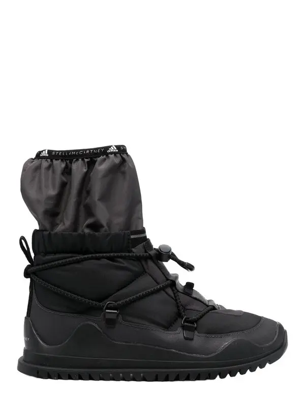Adidas By Stella McCartney Nylon Snow Boots With Adjustable Drawstring - Black
