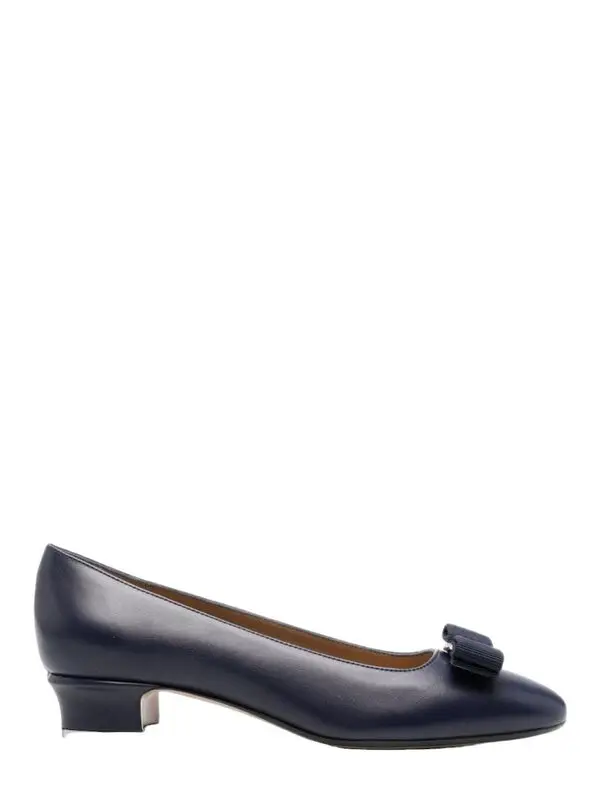 FERRAGAMO Heeled Sandal - Navy