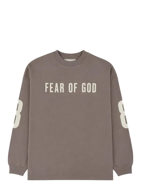 Fear Of God T-shirt A Manica Lunga "merch - Dove