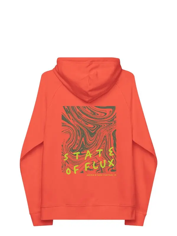 ANCHOR & CREW Burnt Seventeen State Of Flux Editions Organic Cotton Hoodie - Orange