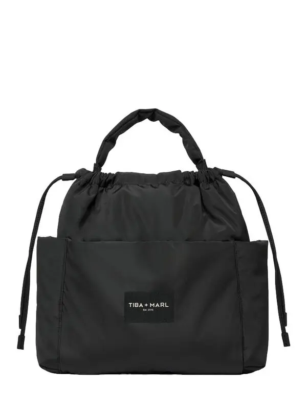 TIBA + MARL Luna Drawstring Changing Tote - Black