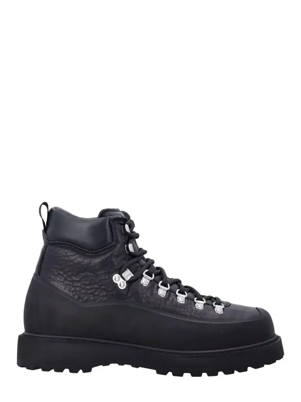 Diemme Leather Hiking Boot - Nero