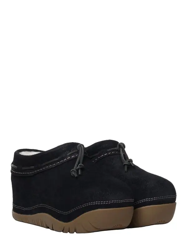 UGG Leather Buckled Clog - Black