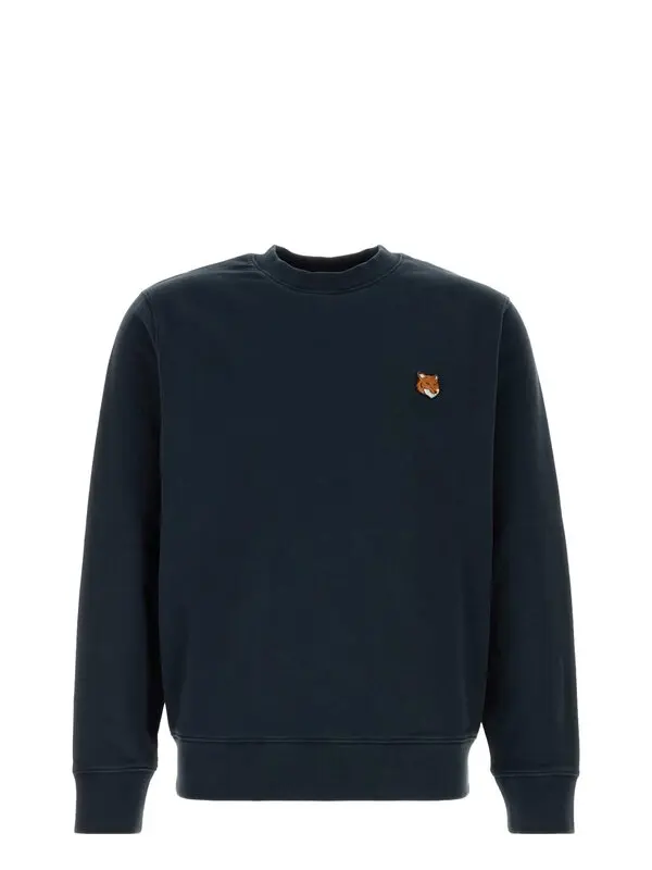 Maison Kitsuné Midnight Cotton Sweatshirt - Blue