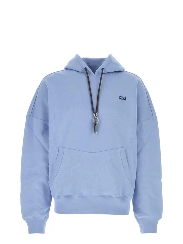 Loewe Cotton Sweatshirt - Light Blue