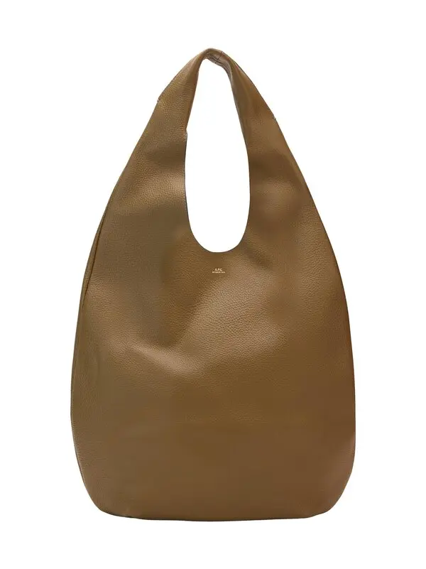 A.p.c. The Snow Sack Handbag, 40 X 37 X 20 Cm - Camel