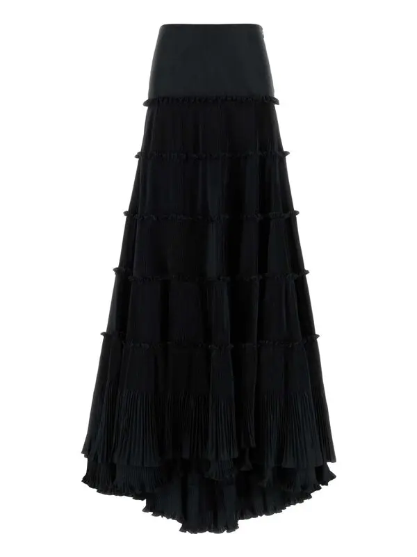 Blumarine Taffeta Mini Skirt - Black