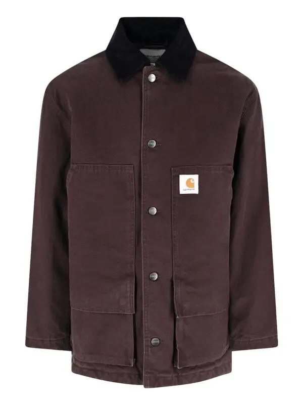 Carhartt Work In Progress 100% Cotton Work Jacket For - Brown