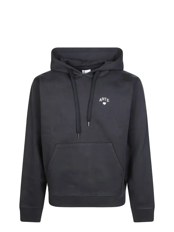 ARTE Heart Graphic Hoodie - Nero