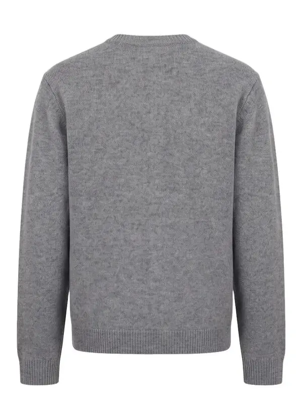 BERNER KUHL Boiled Wool Cardigan - Light Grey